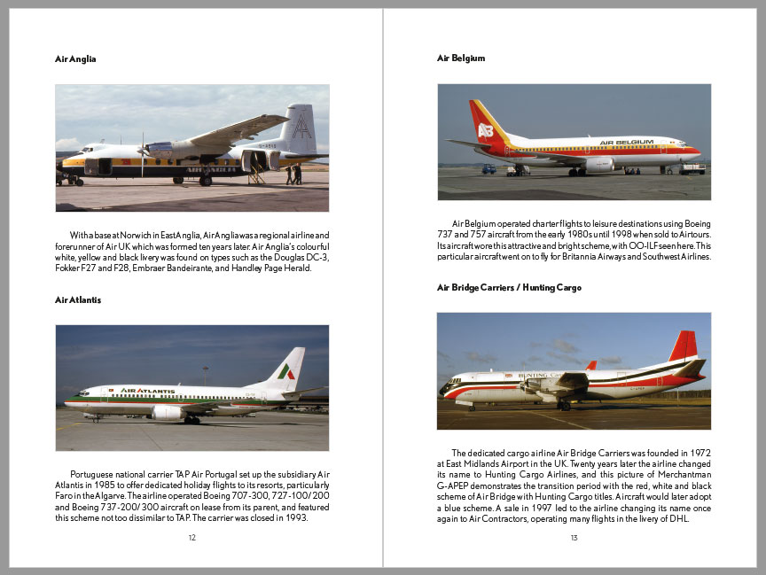 Lost Airline Colours of Europe Timelines - Destinworld Publishing